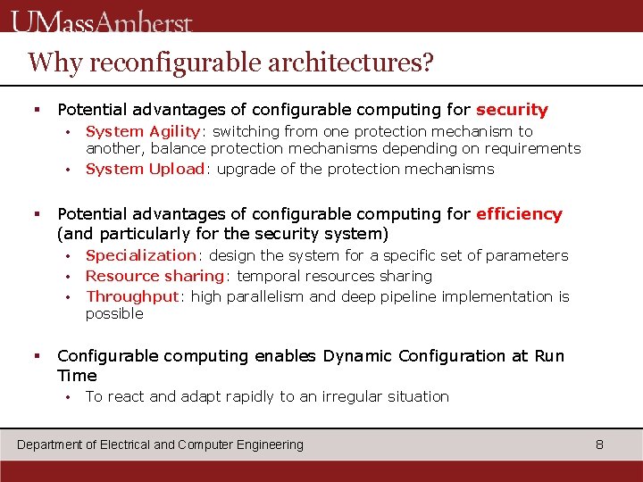 Configurable computing for highsecurityhighperformance ambient systems 1 Guy