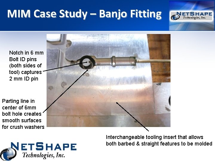 MIM Case Study Banjo Fitting Application AllTerrain Vehicles