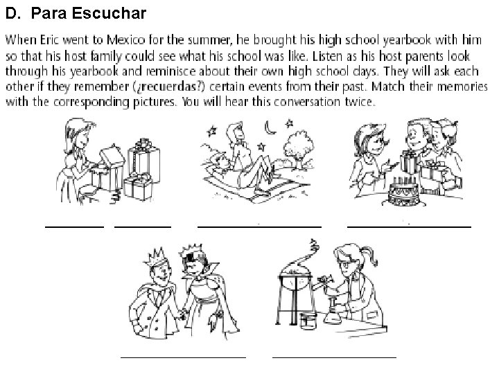 Realidades 2 Captulo 3 A Irregular Preterite Verbs