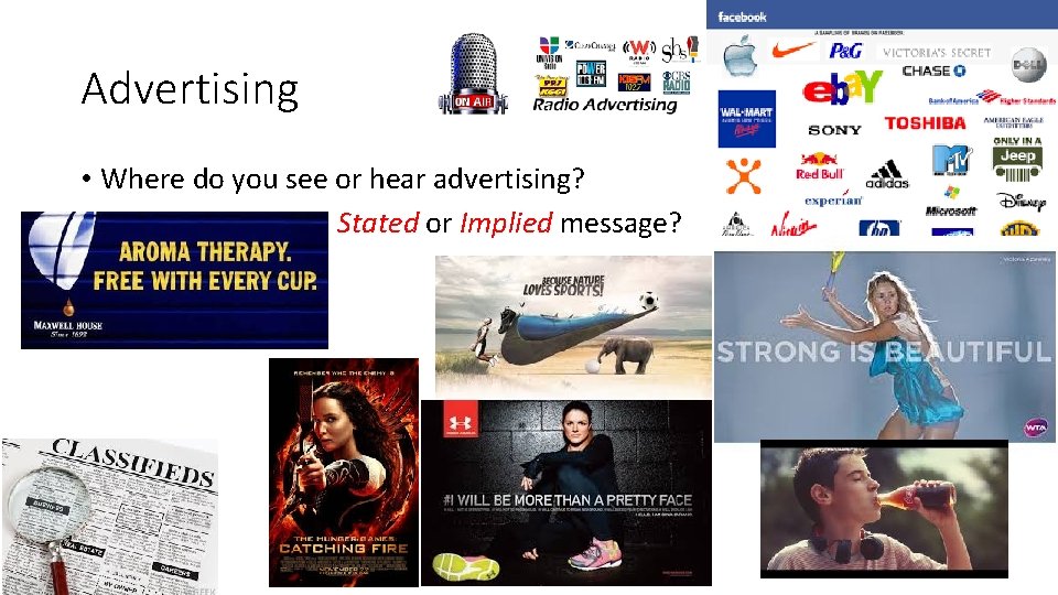 Lesson 3 Media Influences Date Bell Ringer What