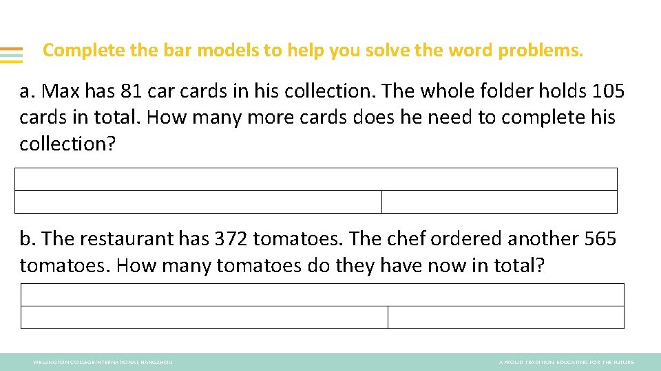 Maths work 1 Adding and Subtracting Wellington College
