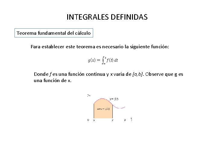 INTEGRALES reas y Distancias El problema del clculo