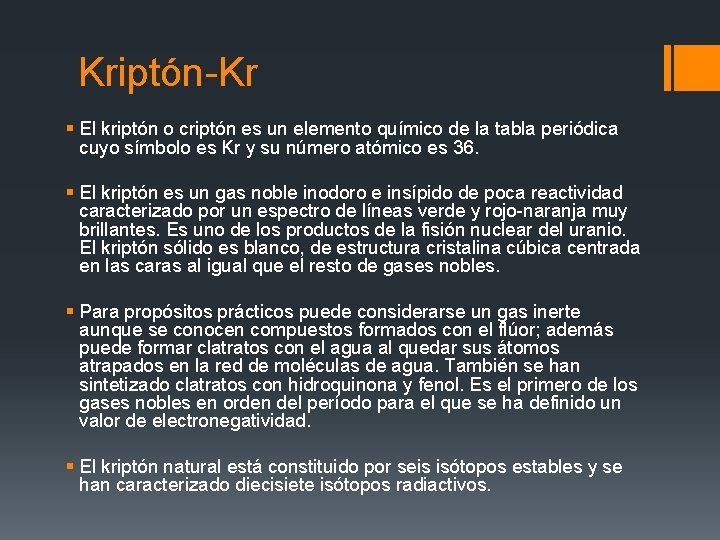 Grupo VIII A de la tabla peridica Grupo