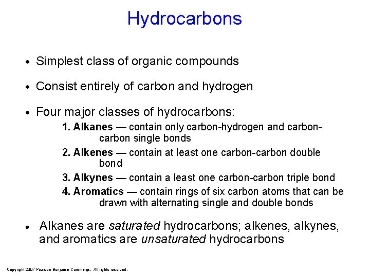 Organic Chemistry The chemistry of carbon and carbonbased