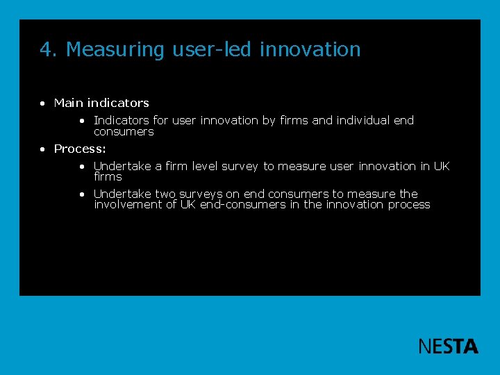 The Innovation Index Project Brainstorming on measuring innovation