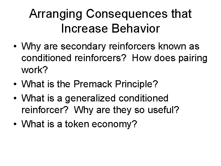 Power Point Slides to Accompany Applied Behavior Analysis