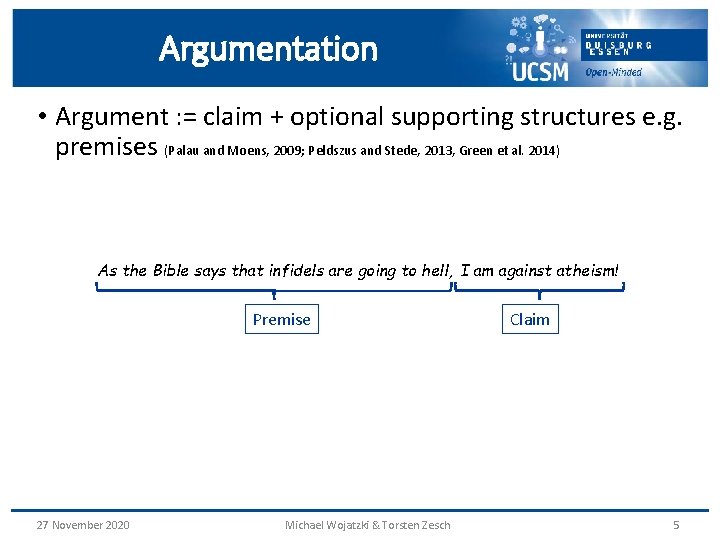 Stancebased Argument Mining Modeling Implicit Argumentation Using Stance