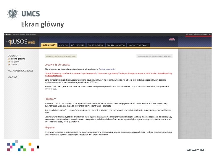 Jak zalogowa si do systemu USOSweb Instrukcja dla