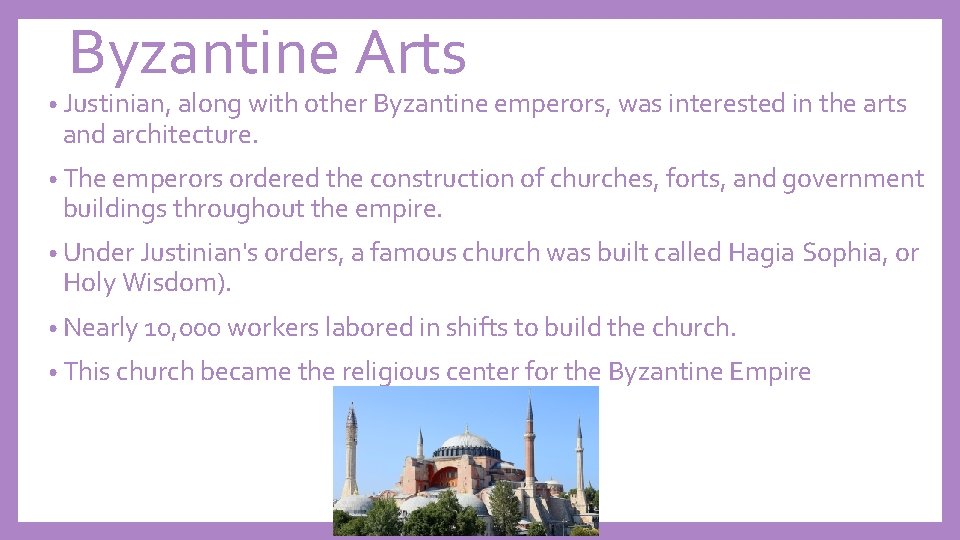 THE BYZANTINE EMPIRE Chapter 12 Lesson 3 It