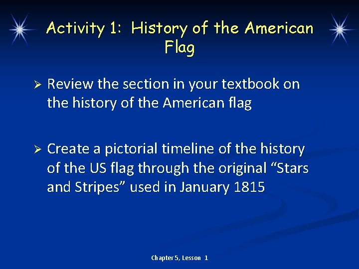 The American Flag and Other National Symbols WarmUp