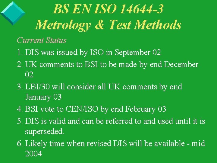 BS EN ISO 14644 3 Cleanrooms associated controlled
