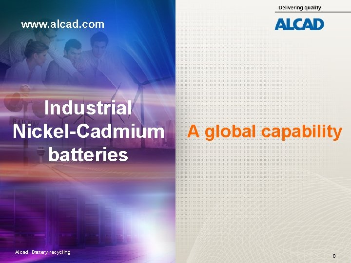 www alcad com Alcad battery recycling Collection points