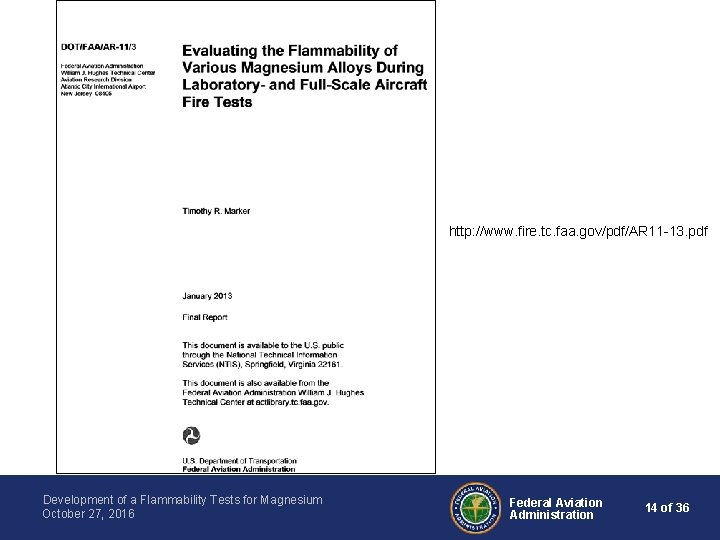 8 th Triennial International Aircraft Fire and Cabin