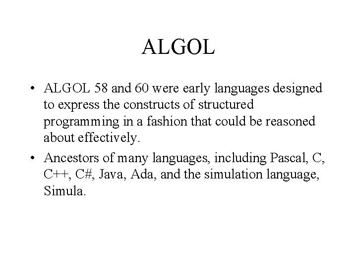 History Of Object Orientation What Is Objectorientation Programming