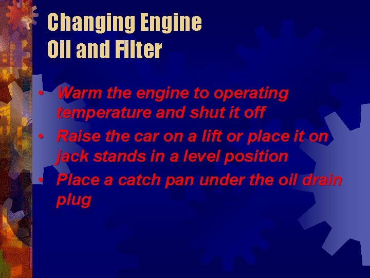 8 Topics Vehicle maintenance Lubrication service Fluid service