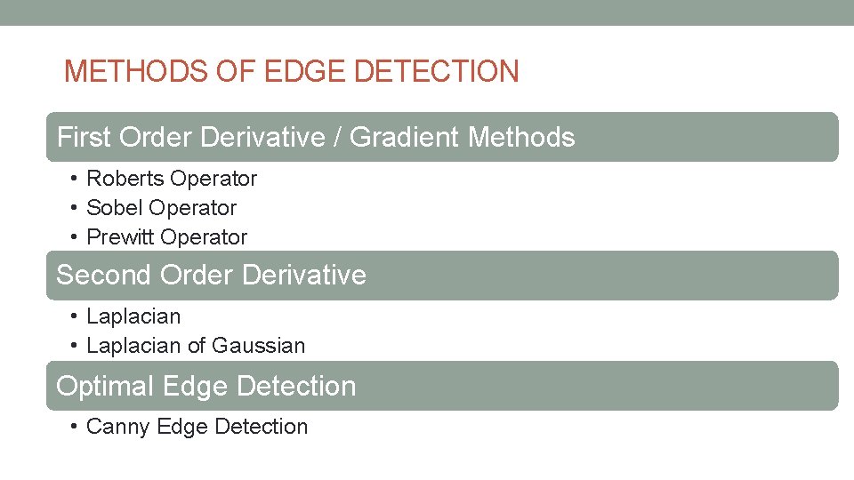 Edge Detection Prof B A Khivsara What Is