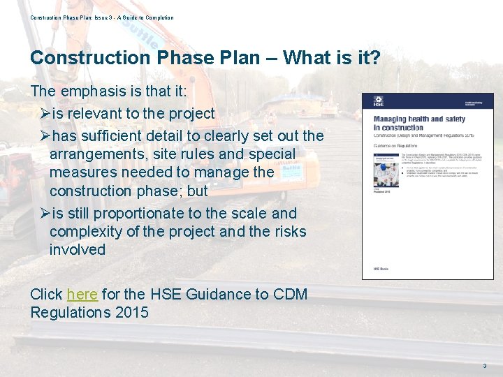 Technical Brief Part 2 Construction Phase Plan CPP