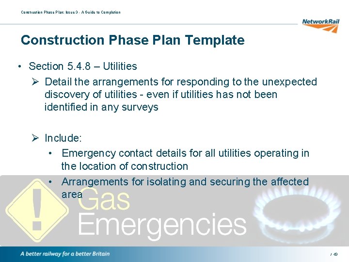 Technical Brief Part 2 Construction Phase Plan CPP