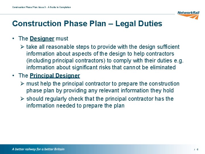 Technical Brief Part 2 Construction Phase Plan CPP