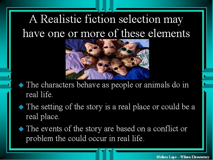 Realistic Fiction Books about Real Life Open Court