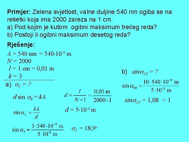 Ogib svjetlosti na pukotini Youngov pokus Ogib na