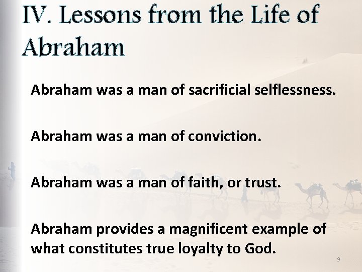 the faith of Abraham Genesis 12 1 3