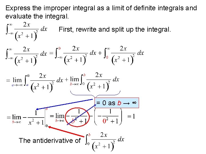 AP Calculus BC 8 4 Improper Integrals 8