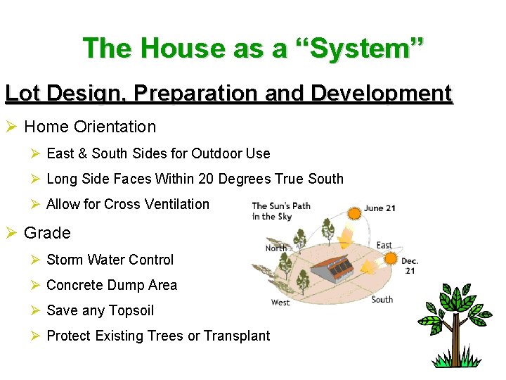The House as a System Presented by Greg