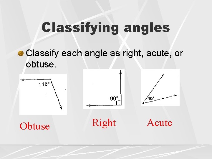 Geometry Lesson 1 4 Angle Measure Objective Measure