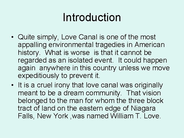 The Love Canal Tragedy By Georgette Ducasse 42407