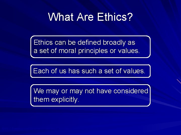 Professional Ethics Chapter 4 2010 Prentice Hall Business