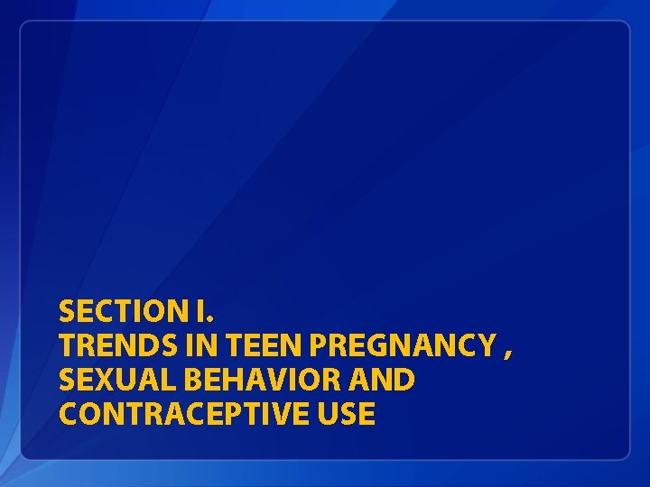 Teen Pregnancy Prevention Application of CDCs EvidenceBased Contraception