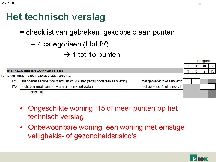 Minimale kwaliteitsnormen huurwoningen Vorselaar 21 oktober 2019 28112020