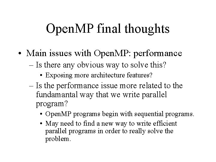 Introduction to Open MP Introduction Open MP basics