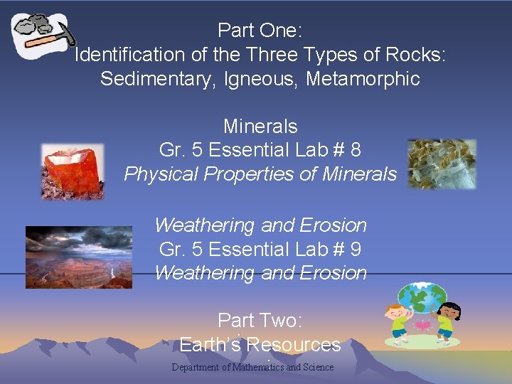 Big Idea 6 Earth Structures Grade 5 PSELL