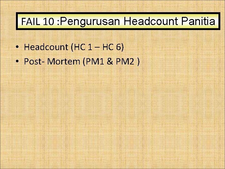 Pengurusan Fail Panitia Oleh En Ahmad b Md