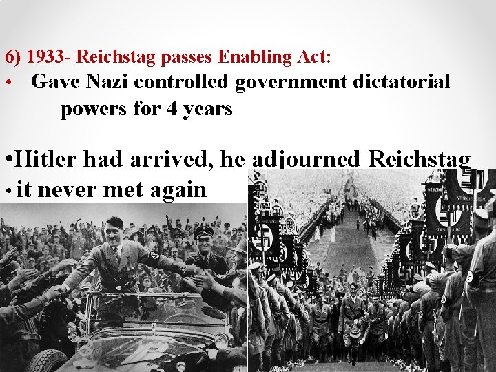 Weimar Republic and Hitler 1 1919 Constitution established