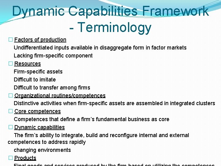 Dynamic Capabilities and Strategic Management David J Teece