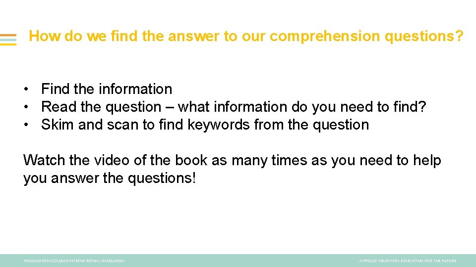 English work 1 Black Dog Levi Pinfold Comprehension