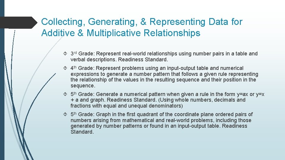 Region 8 Math Collaborative 2015 Additive and Multiplicative