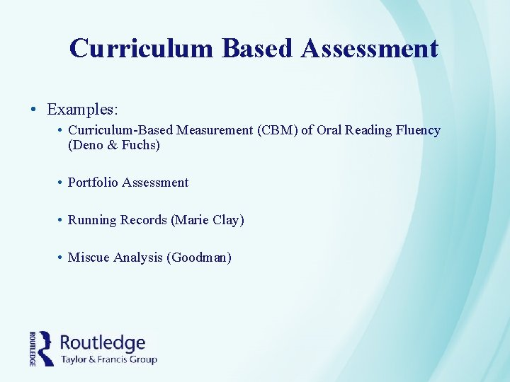 Chapter 4 Informal Assessment Informing Instruction Introduction