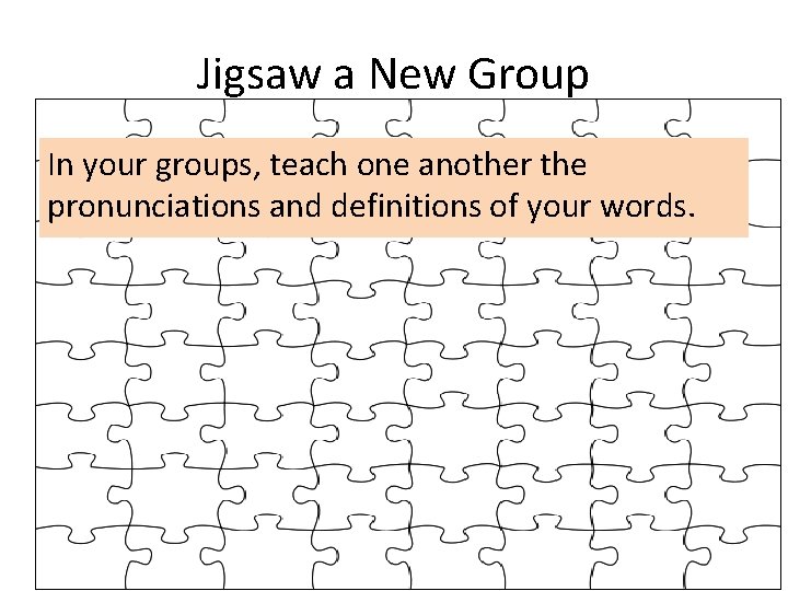 Discovering Meaning To increase vocabulary To understand word