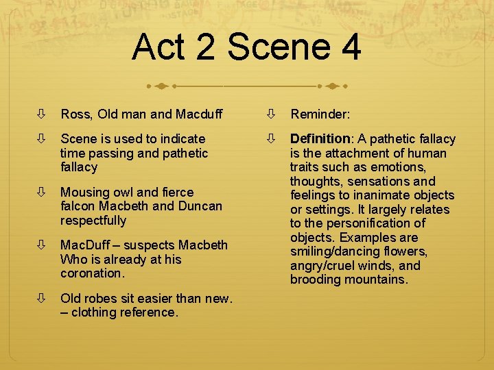 Macbeth Act 2 Scenes 1 4 How to