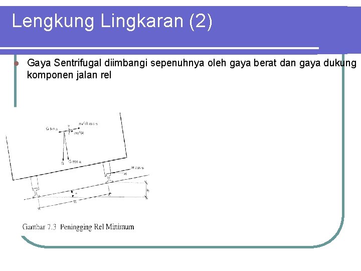 Alinemen Horizontal Jalan Rel By Leo Sentosa Faktor