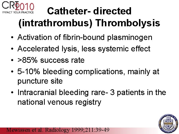 Current Standards for Treatment of DVT Rabih A