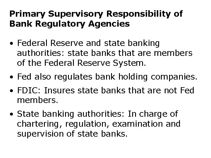 Chapter 12 Banking Industry Structure and Competition Time