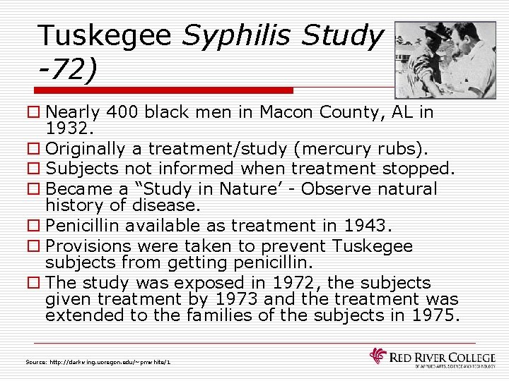 Research Ethics Focusing on research involving human subjects