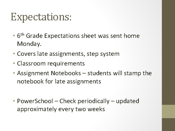th 6 Grade Nelson Ridge Mrs Brock Mrs