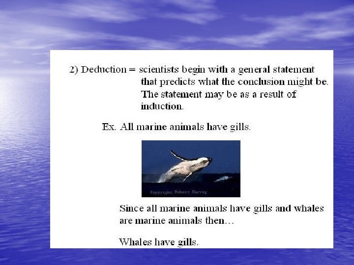 The Science of Marine Biology Chapter 1 Outline