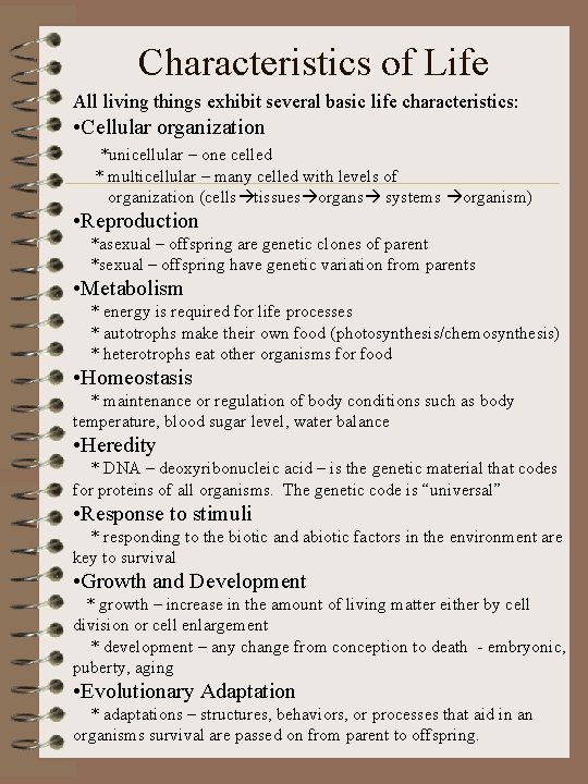 Biology EOC Review Science Methods Steps used to